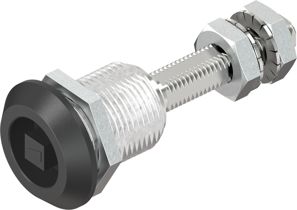 Compression latch with adjustable cam height, square 7 with arrow, Zinc ...